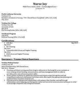 10+ Nursing Student Resumes | Template Business PSD, Excel, Word, PDF