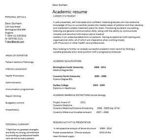 6+ Academic Resume | Template Business PSD, Excel, Word, PDF