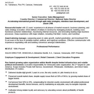 9+ Executive Resume Template | Template Business PSD, Excel, Word, PDF