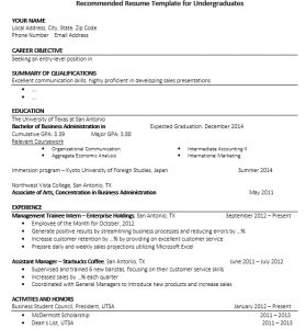 10+ Best Resume Templates for Students | Template Business PSD, Excel ...