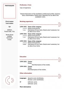 10+ Chronological Resume Templates | Template Business PSD, Excel, Word ...