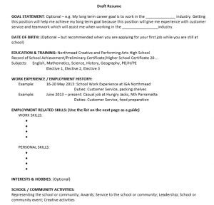 6+ Waitress Resume | Template Business PSD, Excel, Word, PDF