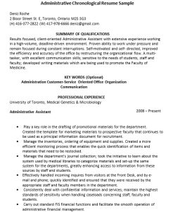 10+ Chronological Resumes | Template Business PSD, Excel, Word, PDF