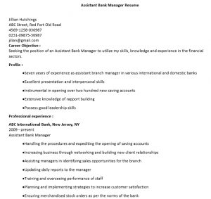 10+ Professional Manager Resume Samples | Template Business PSD, Excel ...