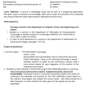 10+ Computer Science Resume Examples | Template Business PSD, Excel ...