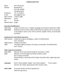 6+ Classic Resume | Template Business PSD, Excel, Word, PDF