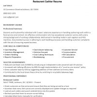 10+ Restaurant Resume | Template Business PSD, Excel, Word, PDF