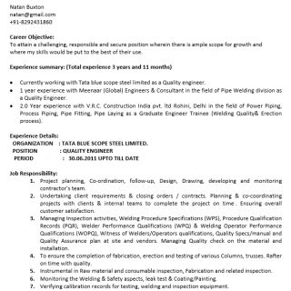 6+ Welder Resume | Template Business PSD, Excel, Word, PDF