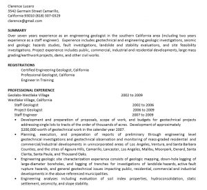 6+ Geologist Resume | Template Business PSD, Excel, Word, PDF