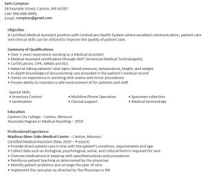 10+ Medical Assistant Resumes | Template Business PSD, Excel, Word, PDF