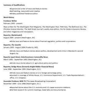 10+ Journalist Resume Sample | Template Business PSD, Excel, Word, PDF