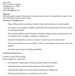 10+ Writer Resumes Sample | Template Business PSD, Excel, Word, PDF