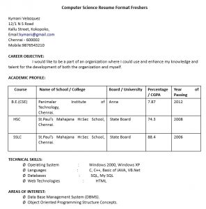 8+ Fresher Engineer Resume Template | Template Business PSD, Excel ...