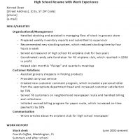 10+ High School Student Resumes | Template Business PSD, Excel, Word, PDF