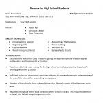 10+ High School Student Resumes | Template Business PSD, Excel, Word, PDF