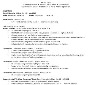 10+ Simple Teacher Resume | Template Business PSD, Excel, Word, PDF