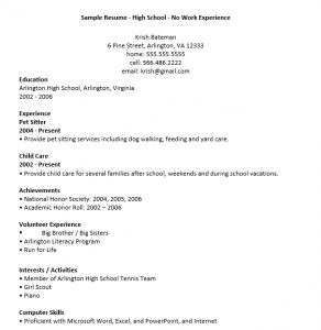 10+ High School Student Resumes | Template Business PSD, Excel, Word, PDF