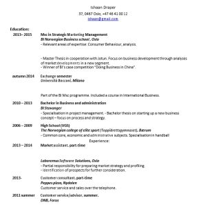 10+ Summer Job Resume | Template Business PSD, Excel, Word, PDF