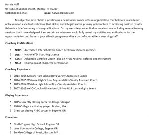 10+ Coach Resume Template | Template Business PSD, Excel, Word, PDF