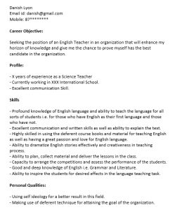 10+ Tutor Resume Template | Template Business PSD, Excel, Word, PDF