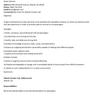 5+ Driver Resume | Template Business PSD, Excel, Word, PDF