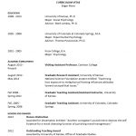 10+ Academic Curriculum Vitae Template | Template Business PSD, Excel ...