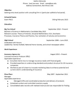 5+ Actuarial Resume | Template Business PSD, Excel, Word, PDF