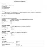 10+ Engineering Resume Sample | Template Business PSD, Excel, Word, PDF