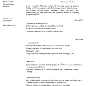 2+ Carpenter Resume Template | Template Business PSD, Excel, Word, PDF
