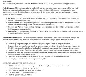 10+ Example Project Management Resume | Template Business PSD, Excel ...