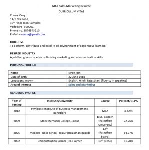 10+ Simple Marketing Resume | Template Business PSD, Excel, Word, PDF