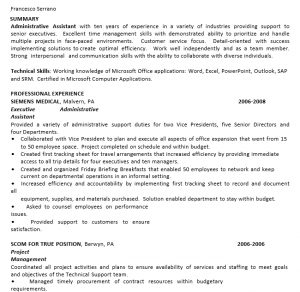 8+ Executive Assistant Resume | Template Business PSD, Excel, Word, PDF